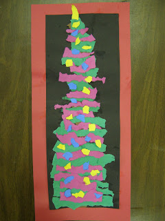 Welcome to Mrs. Peterson's Art Class!: Torn Paper Trees