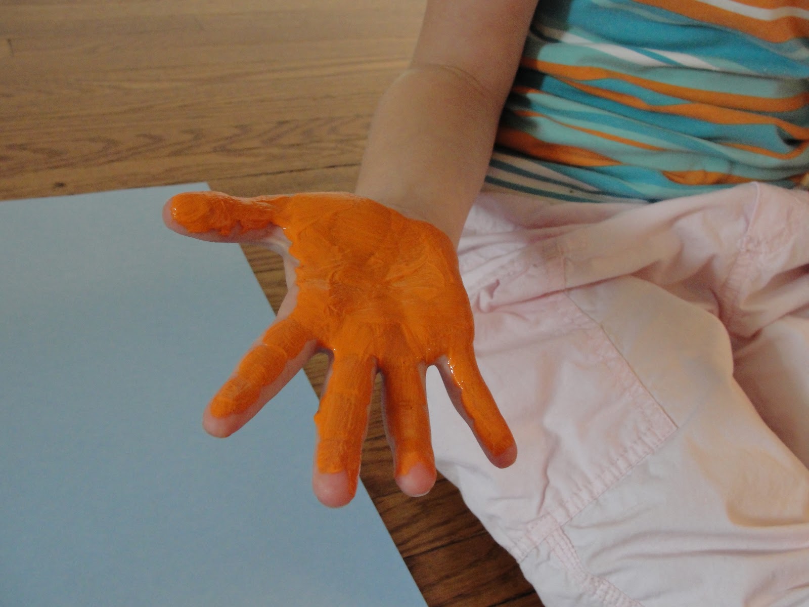 Make a Summer Solstice Handprint Sun Art Poster