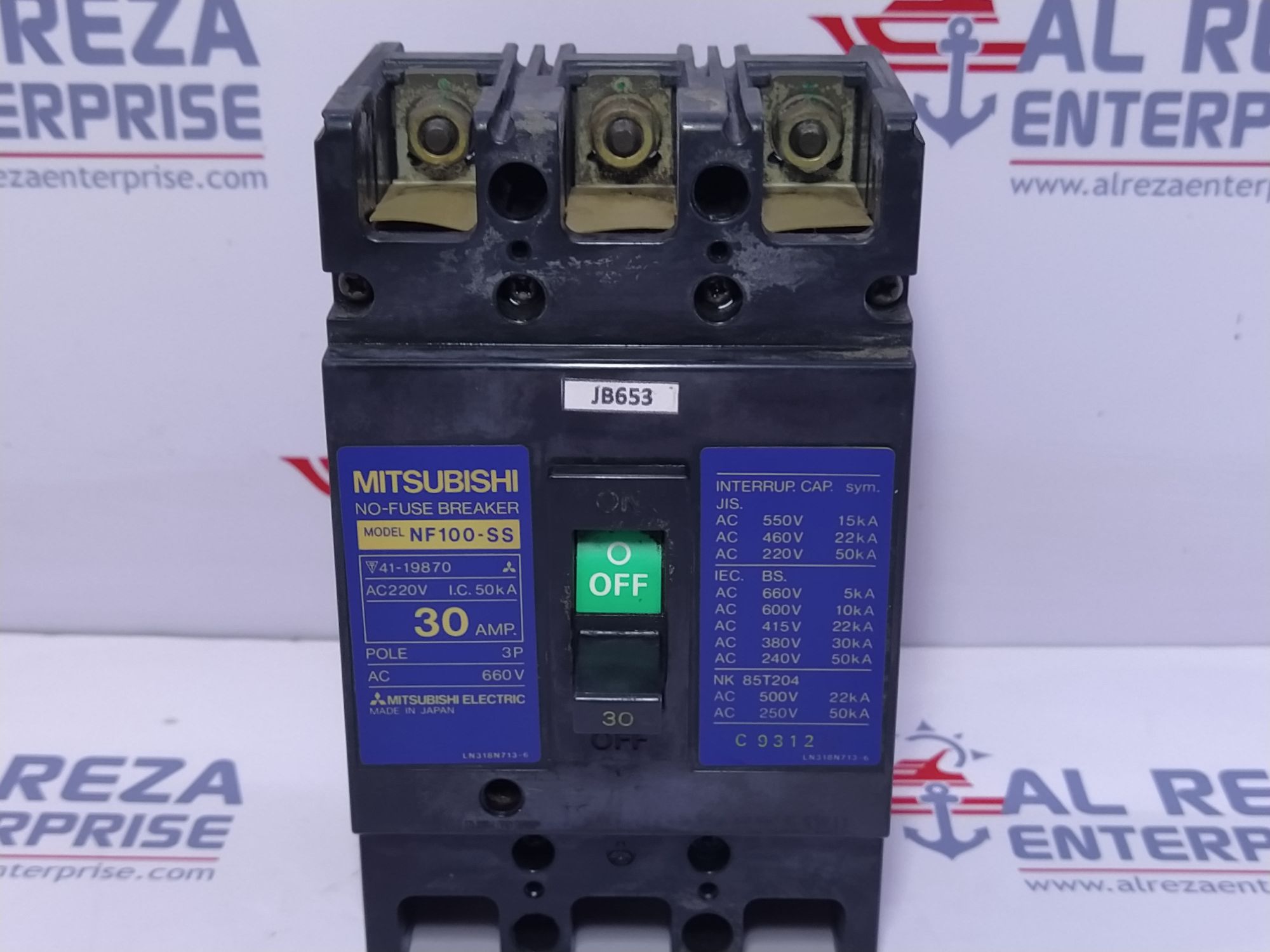 MITSUBISHI NF100-SS 30A NO-FUSE BREAKER MCB 30A