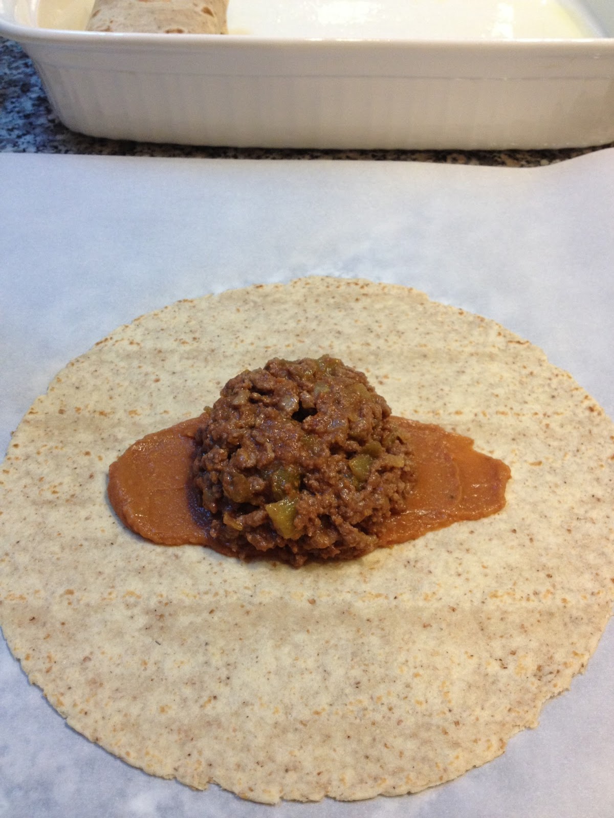 Our Weigh of Life: RECIPE: Beef and Bean Chimichanga with Cheese (6 ...