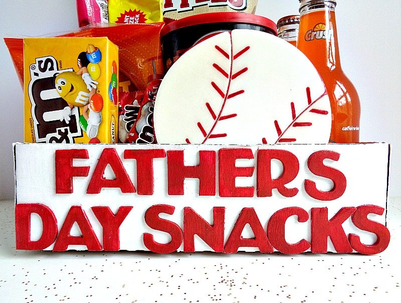 DIY: Father's Day Concession Stand Tray Gift Set - Running With A Glue Gun