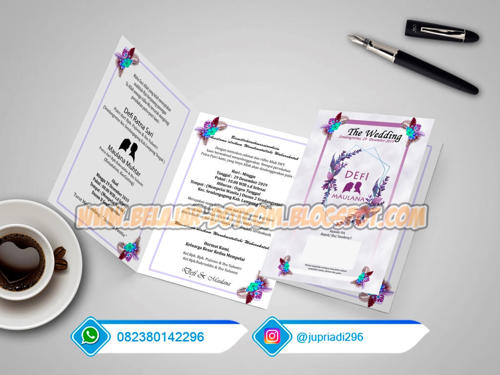30 Download Desain Undangan Custome Format Psd Minimalis - Kumpulan ...