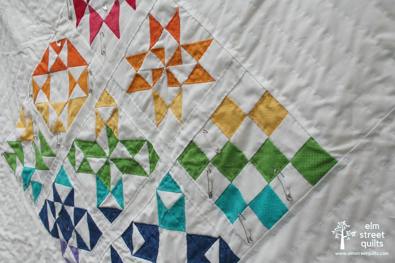 Hand Quilting my Hand Pieced QAL Quilt | Elm Street Quilts
