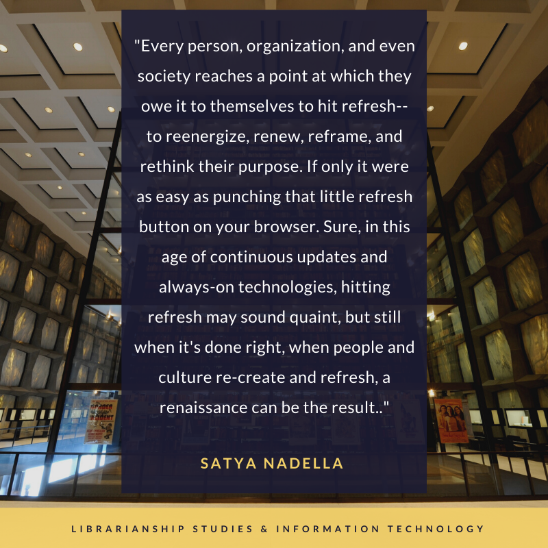 Hit Refresh: Quote by Microsoft CEO Satya Nadella and its Relevance for ...