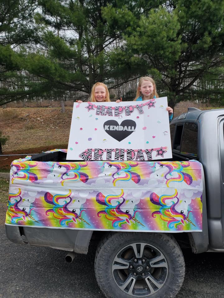 Amid Social Distancing, Families Organize Parades to Celebrate Birthdays