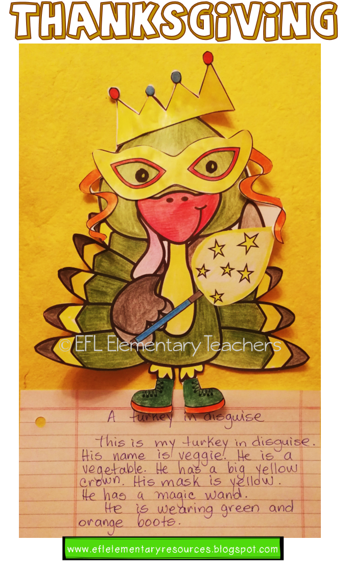 EFL Elementary Teachers: Turkey in disguise for ESL students in ...