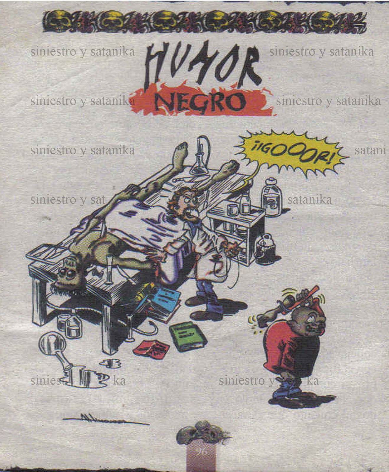 Siniestro y Satanika: HUMOR NEGRO