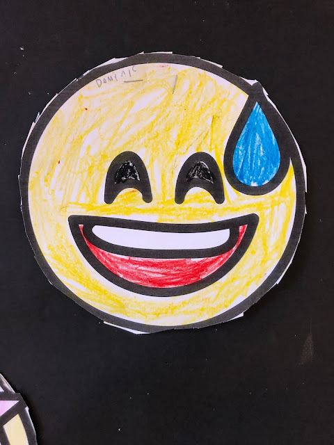 Little Mrs. Bell: Back to School Emoji Writing