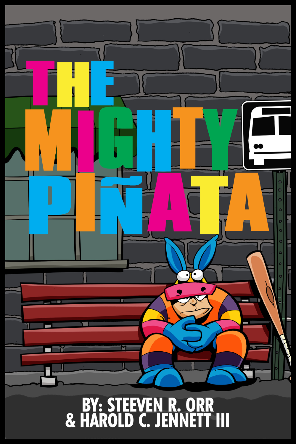 Our Adventure Continues: THE MIGHTY PIÑATA – COVER