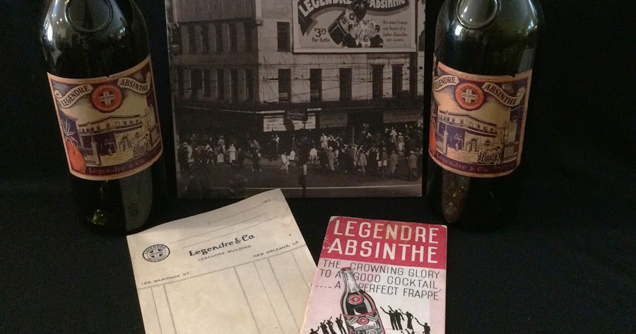 New Orleans Absinthe: Early Legendre Absinthe Collection
