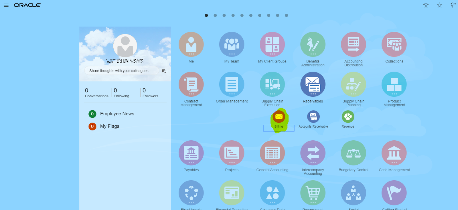 HSRoracentre: How to create AR transaction in oracle Cloud