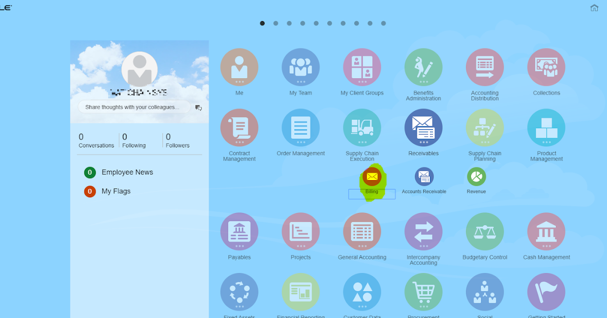 HSRoracentre: How to create AR transaction in oracle Cloud