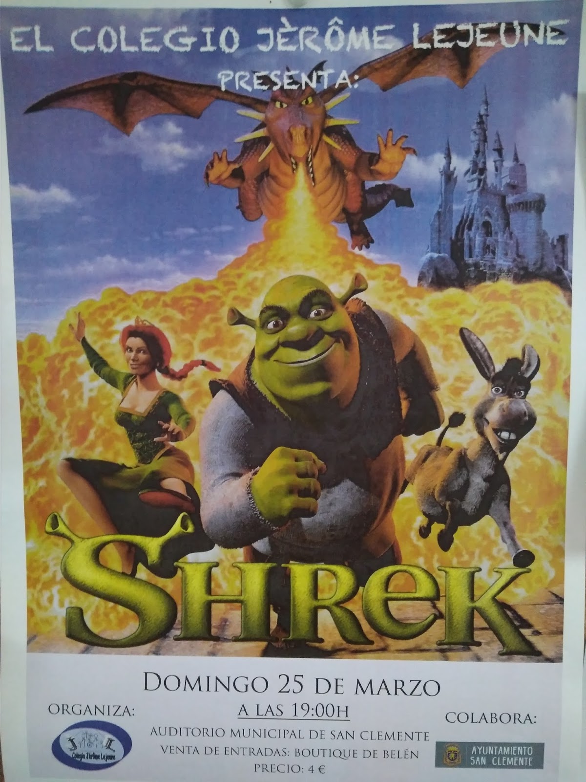 C.C.E.E Jérôme Lejeune: El colegio Jèrôme Lejeune presenta... SHREK