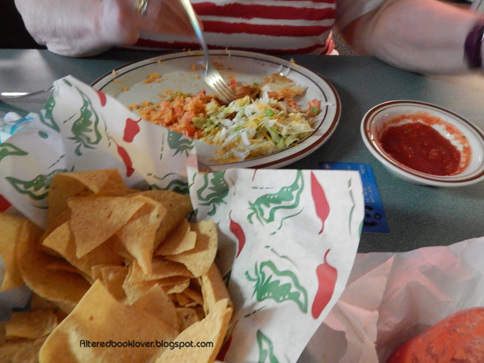 Altered Book Lover: T Stands For Bad Restaurant Experience