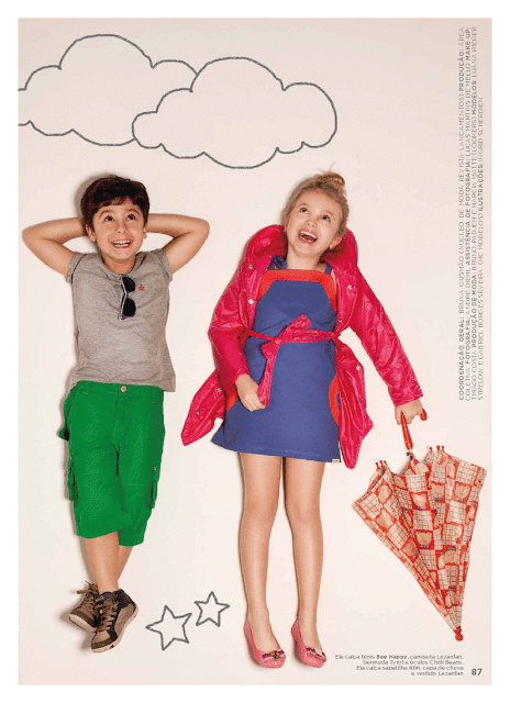 Lookers: Editorial Moda Infantil Revista Lançamentos