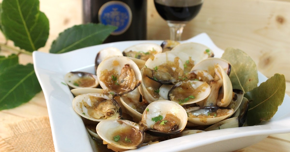 JULIA Y SUS RECETAS: Almejas al Pedro Ximénez