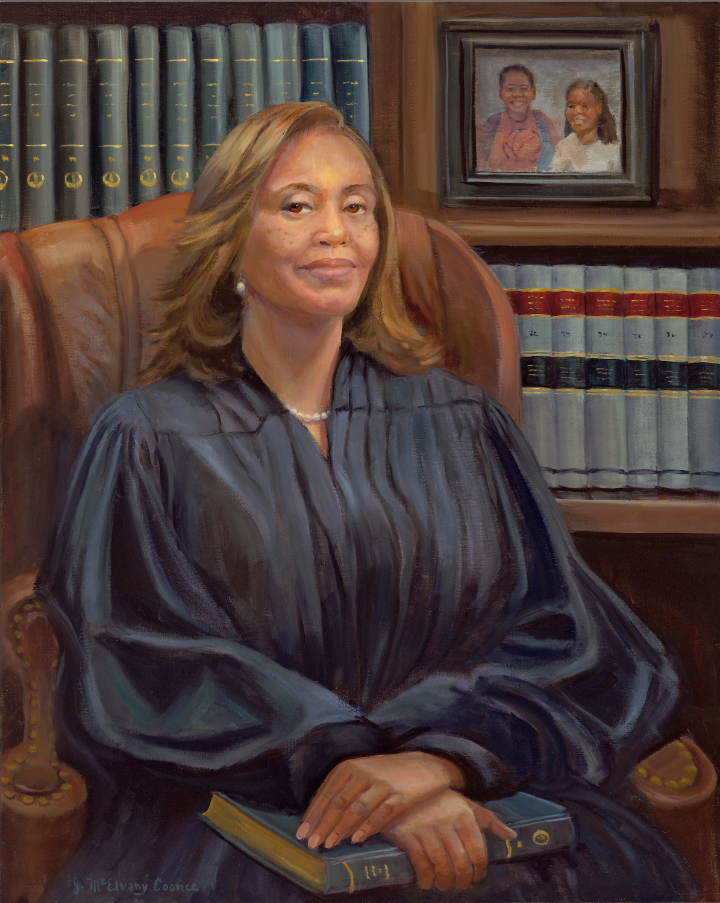 An Artist's Life: Jane McElvany Coonce: Portrait of Judge Esther Wiggins