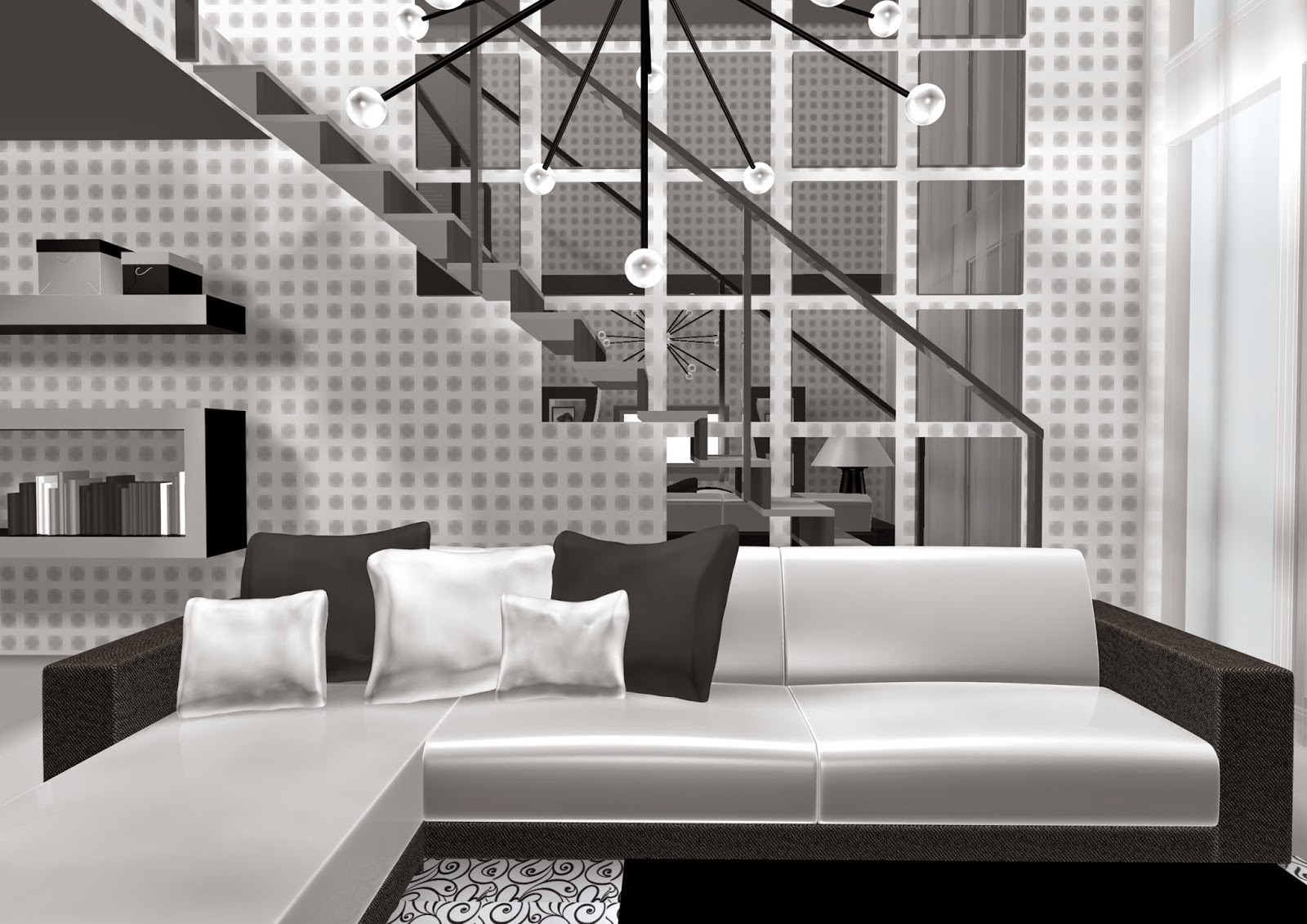 VIRGINIA MOYA: LOFT BLANCO Y NEGRO