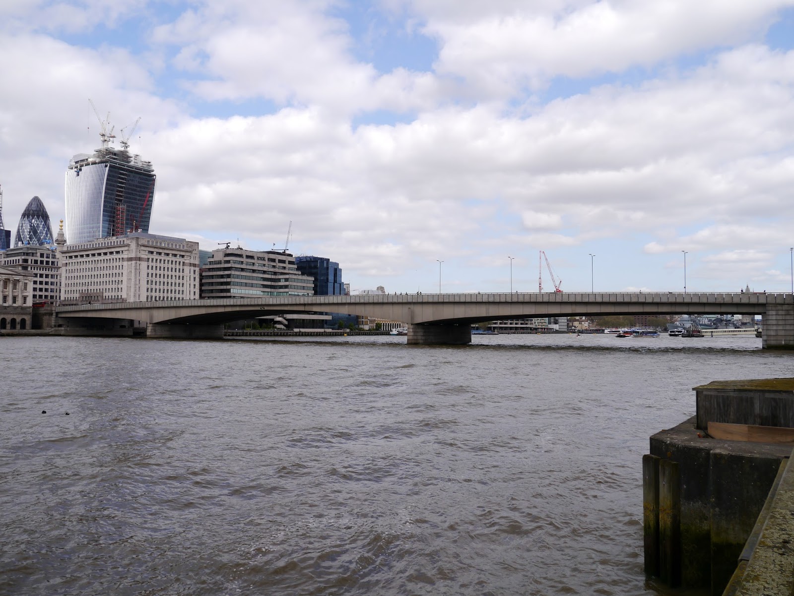 rust never sleeps: London bridges across the river Thames: 2 London bridge