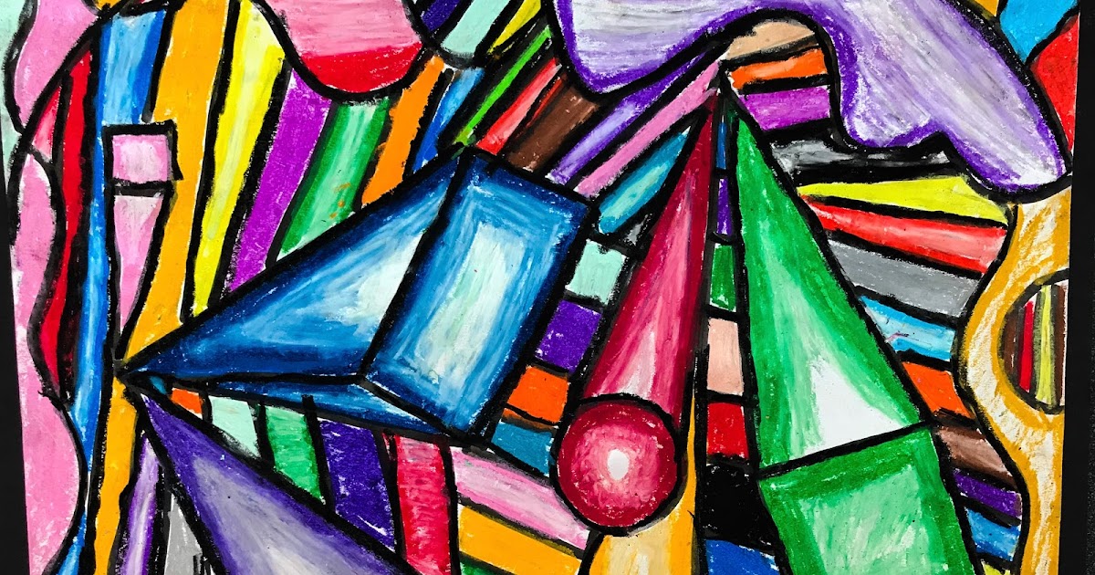 Paintbrush Rocket: 5th Grade - One Point Perspective Abstracts inspired ...