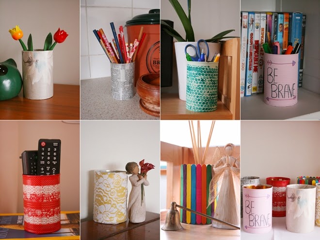 7 Ways to Decorate Tin Cans - Upcycling on This Splendid Shambles