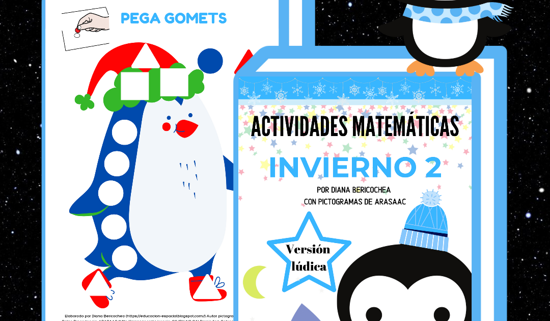 Matemáticas divertidas: cuadernillo 2 de Invierno