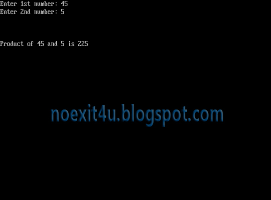 C Program To Multiply Two Numbers Without Using Arithmetic Operator ~