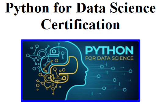 Artificial Intelligence Academy: Python for Data Science Certification Artificial Intelligence Academy: Python for Data Science Certification