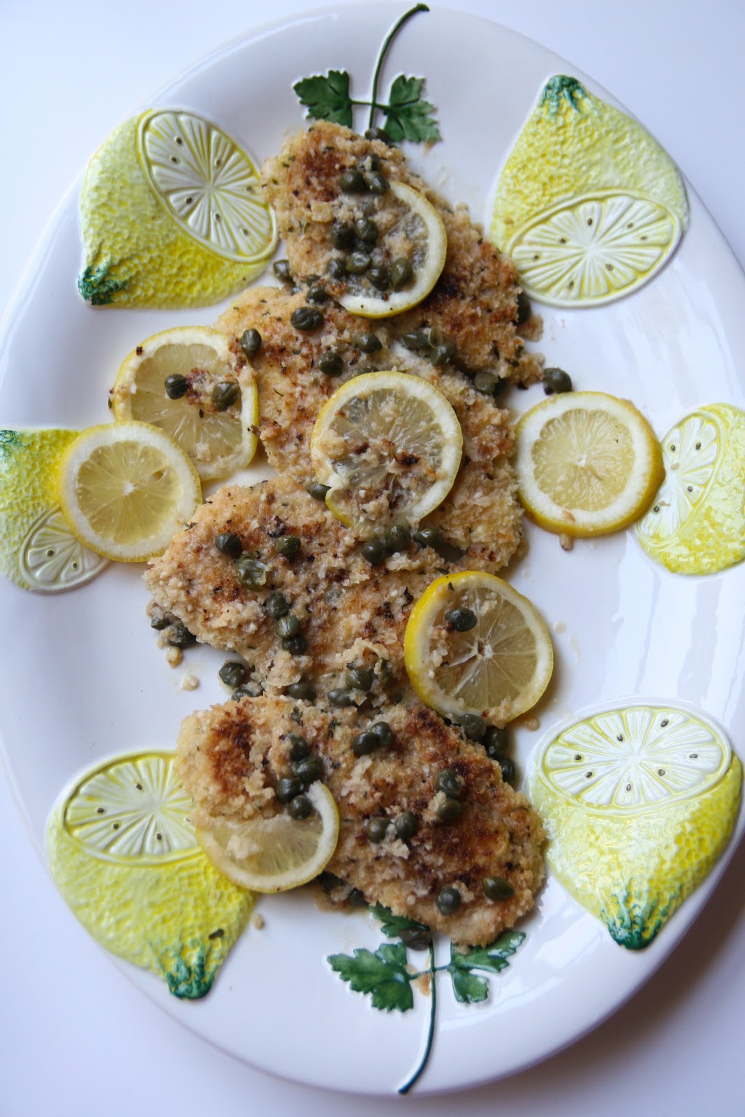 Haystacks & Champagne: Parmesan Chicken Picatta