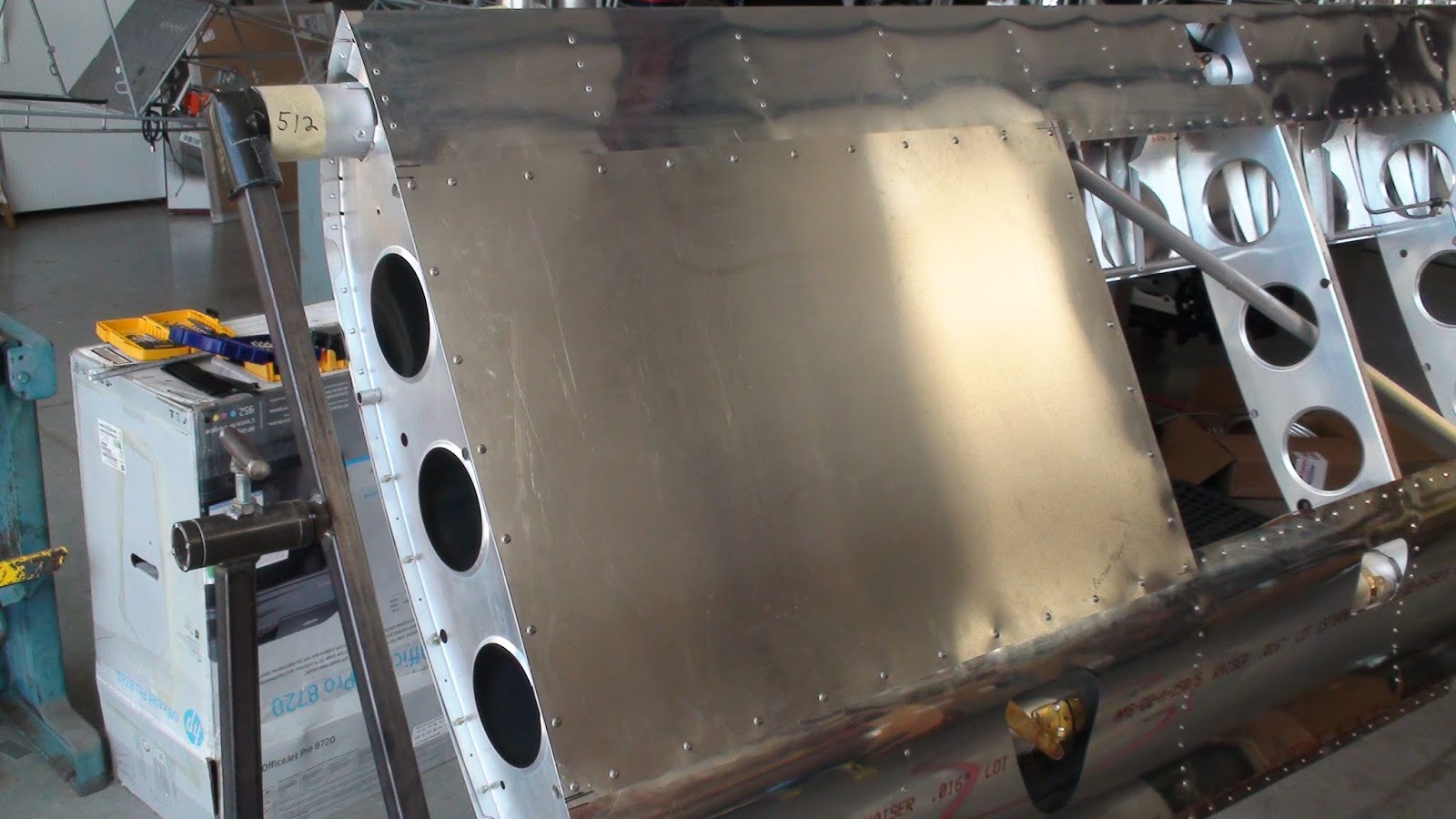 Just Another SuperSTOL Build Log: Left Wing Fuel Tank - Bottom Cover