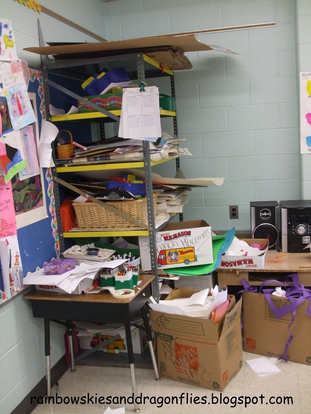 Rainbow Skies & Dragonflies: What Does Your Art Room Really Look Like?