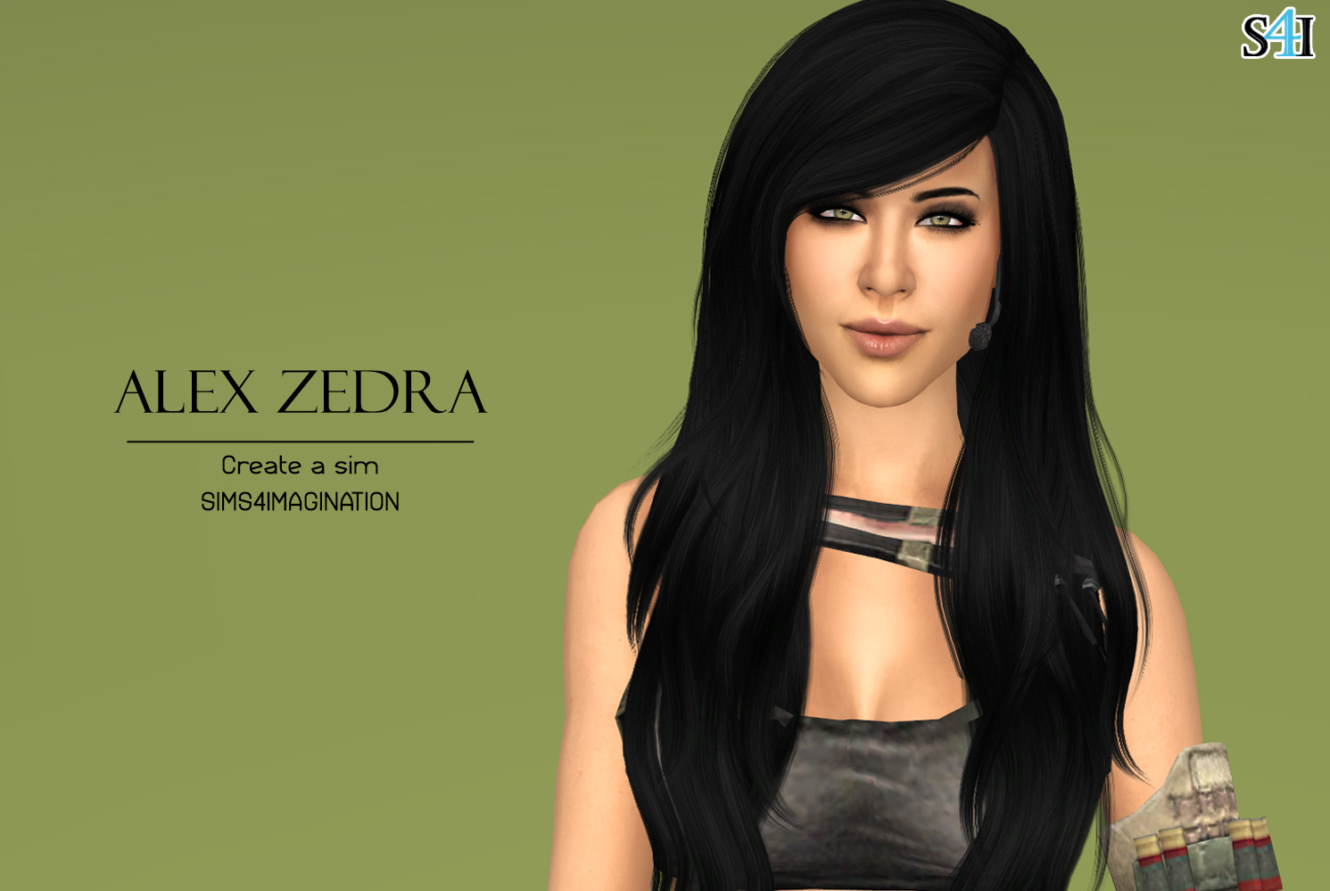 Sims 4 CAS: Alex Zedra - Imagination Sims 4 CAS