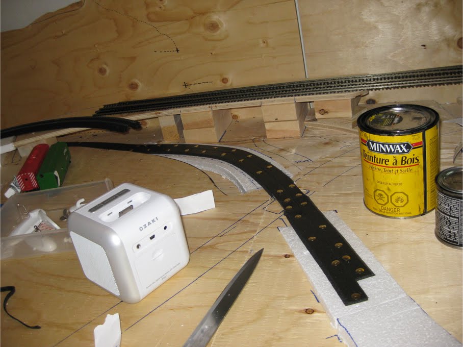 Laying Trackbed - Part III - TY'S MODEL RAILROAD