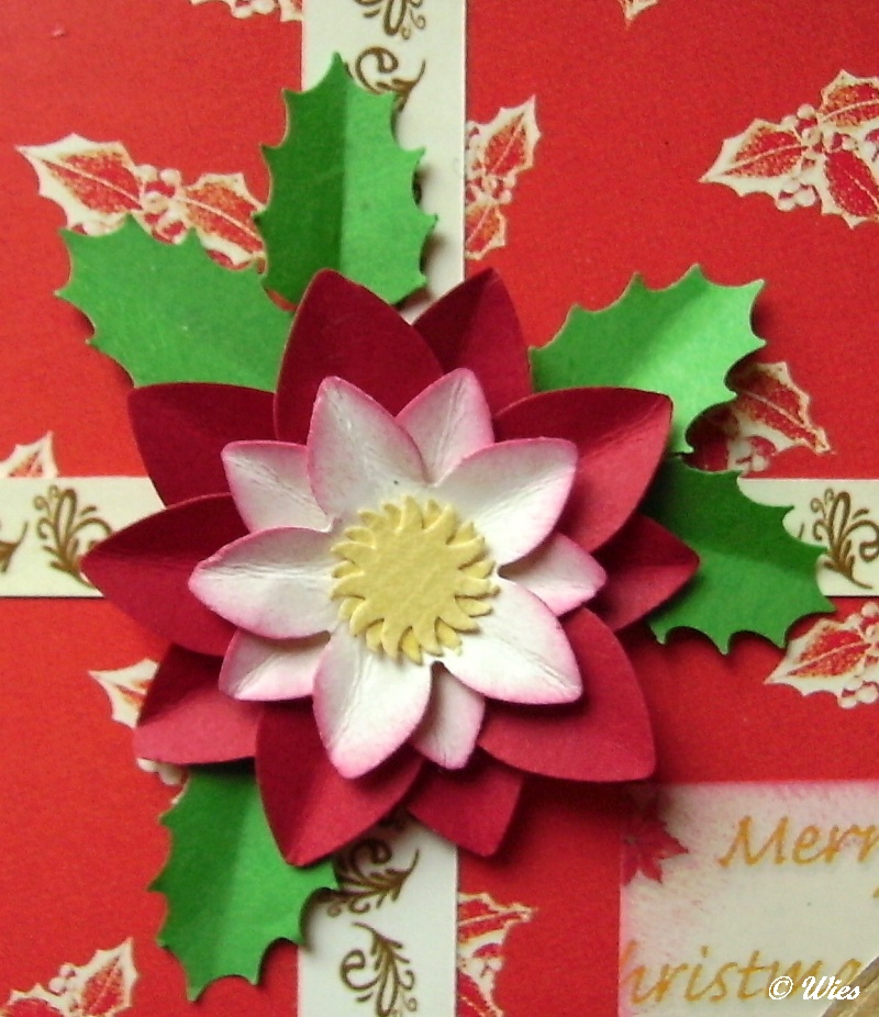 Wies Creablog: Kerstkaart en kaartdoosje