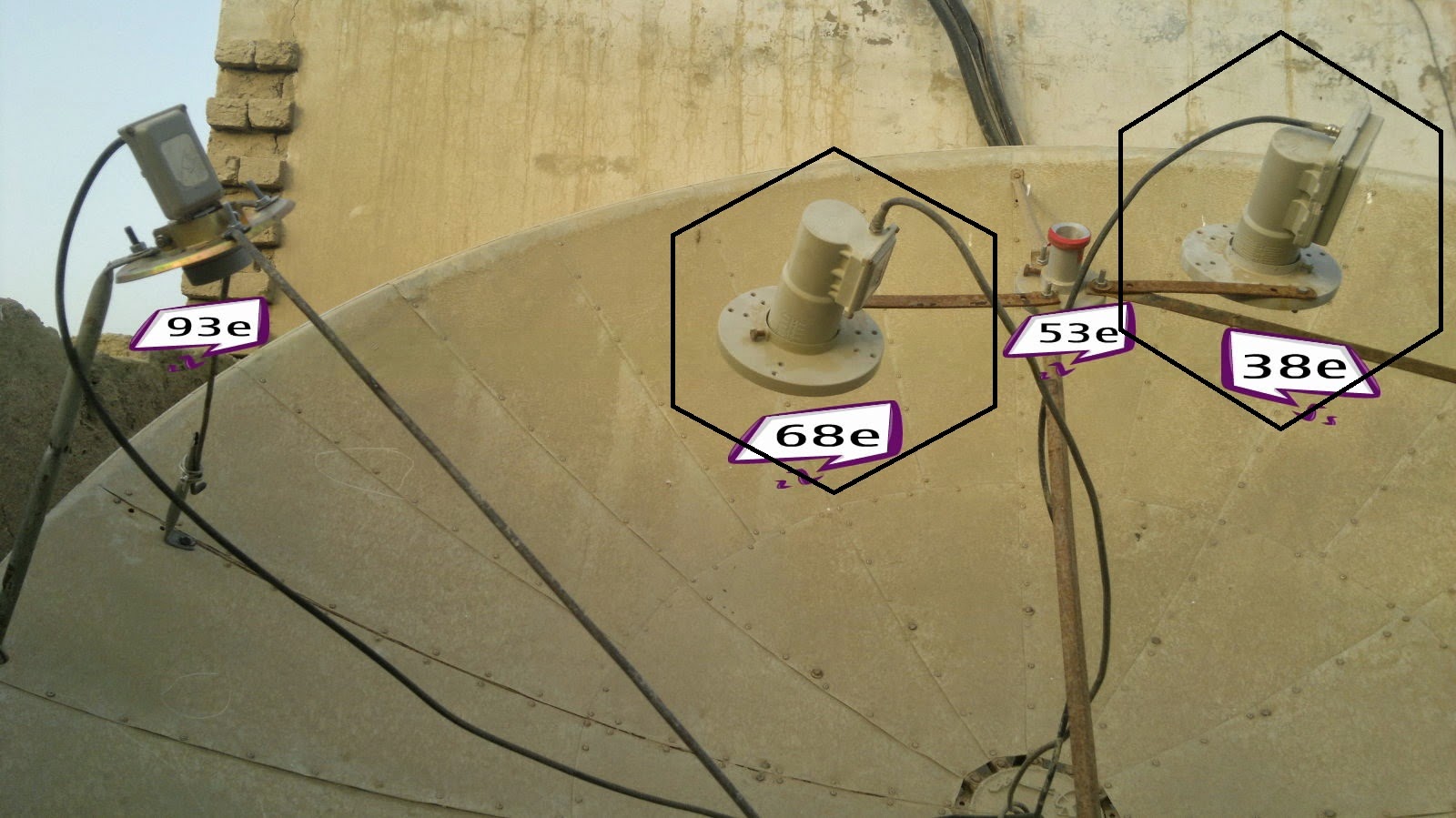 Paksat 1R 38E and Intelsat 7/10 at 68.5E Setup Tutorial 2015 Biss Keys