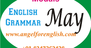 May-Modal Auxiliary Verb in English Grammar - Angel for English