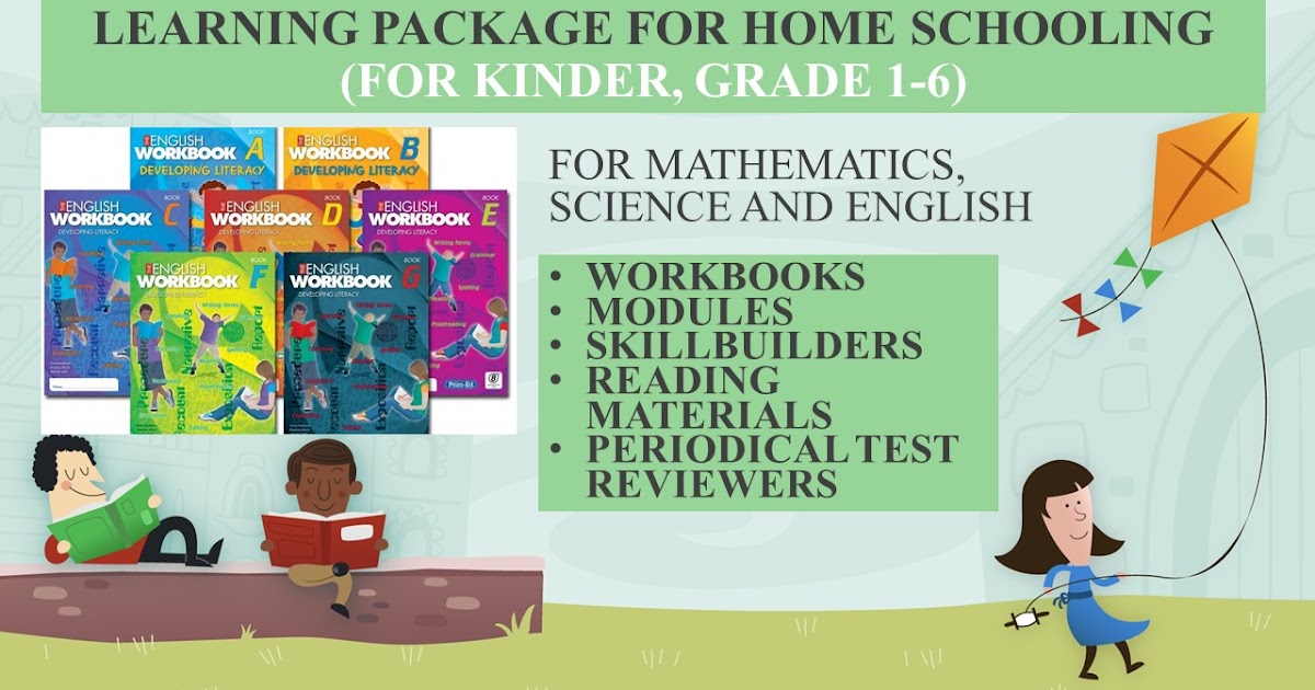 Learning Package for Math, Science and English for Grade 1-6 (Workbooks ...