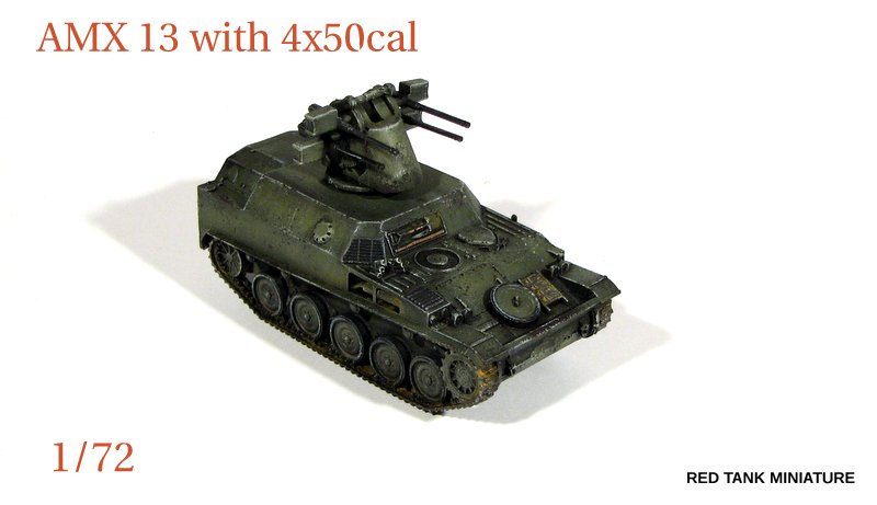 Gulumik Military Models: AMX 13 4x50cal 1/72