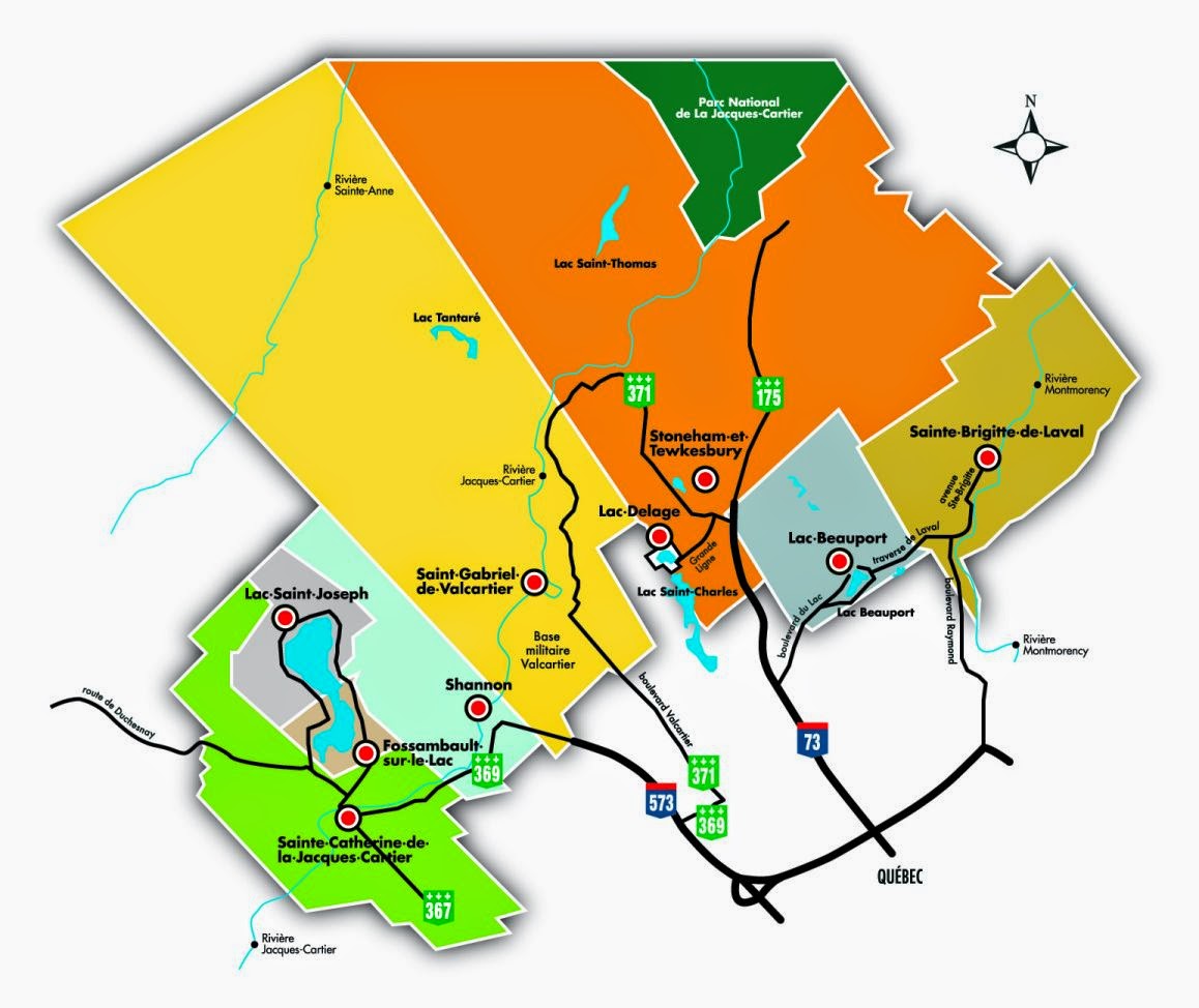 Aventure au Québec Visite: MRC de la Jacques-Cartier