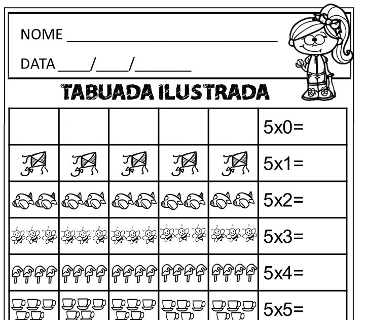 Tabuada ilustrada