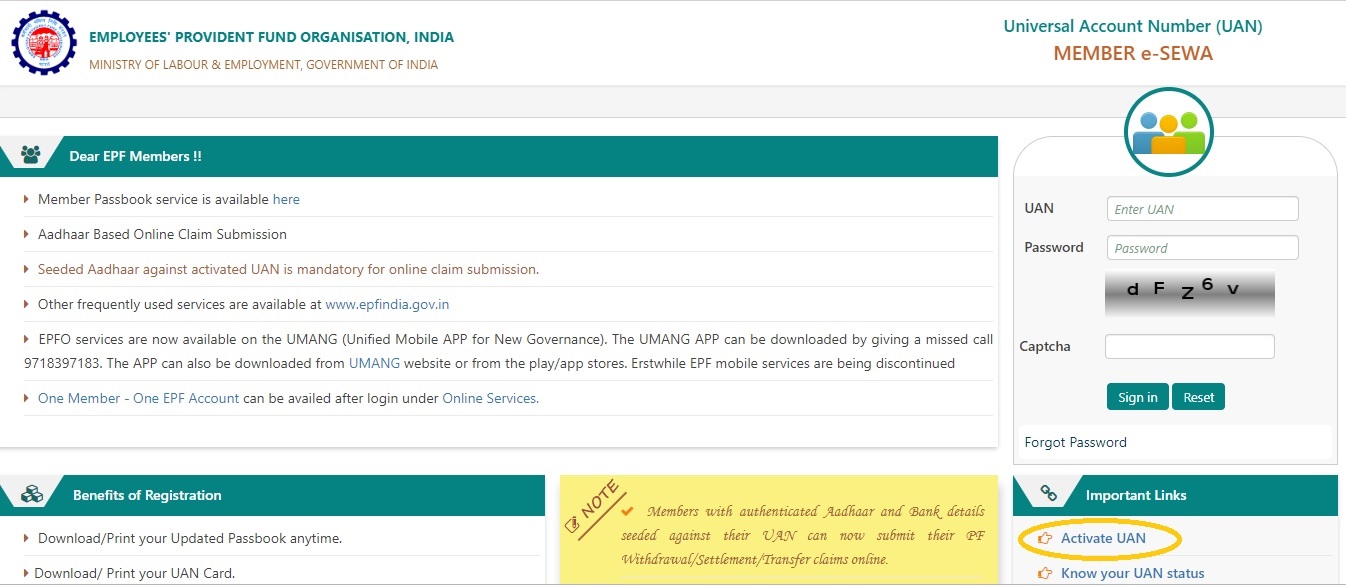 Universal Account Number (UAN) & Employee Provident Fund (EPF) : Rules ...