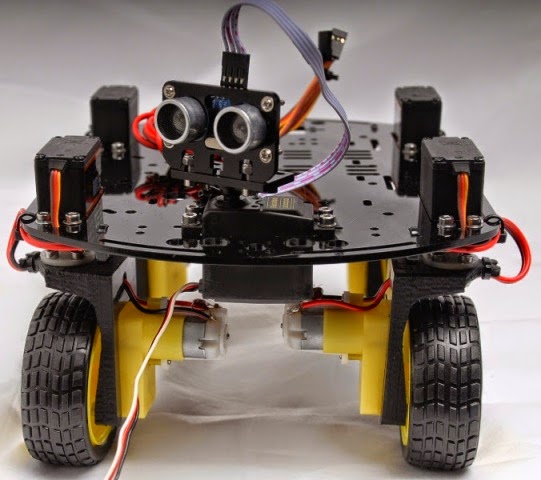 Andromina robot V.2.0: Robot Andromina ON ROAD v.1.2. (Arduino robot ...
