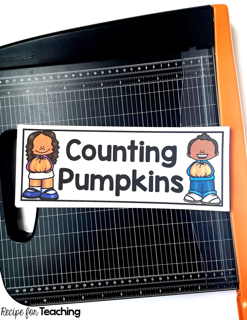 Counting Pumpkins - Recipe for Teaching