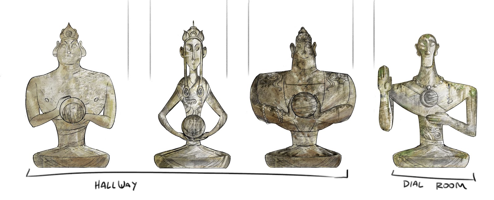 Let's Make an Awesome Movie: Final(?) Statue shading guide