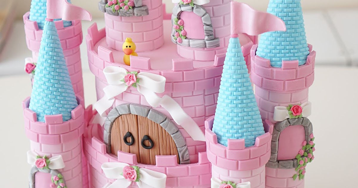 Pretty Princess Castle Cake I Cake Tutorial