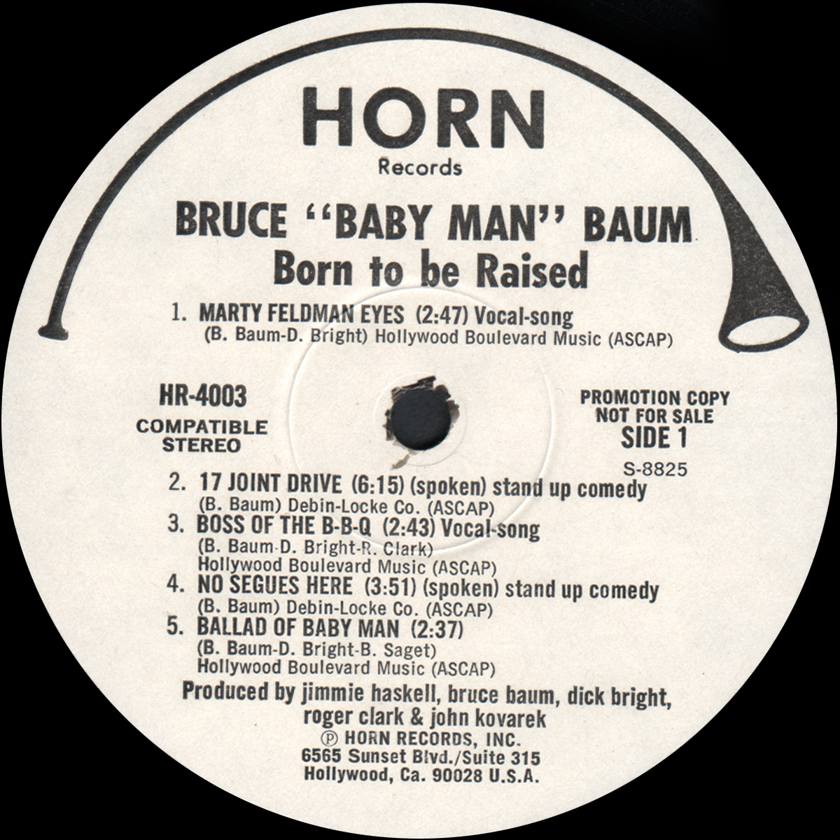 Vintage Stand-up Comedy: Bruce Baum - Born To Be Raised 1981