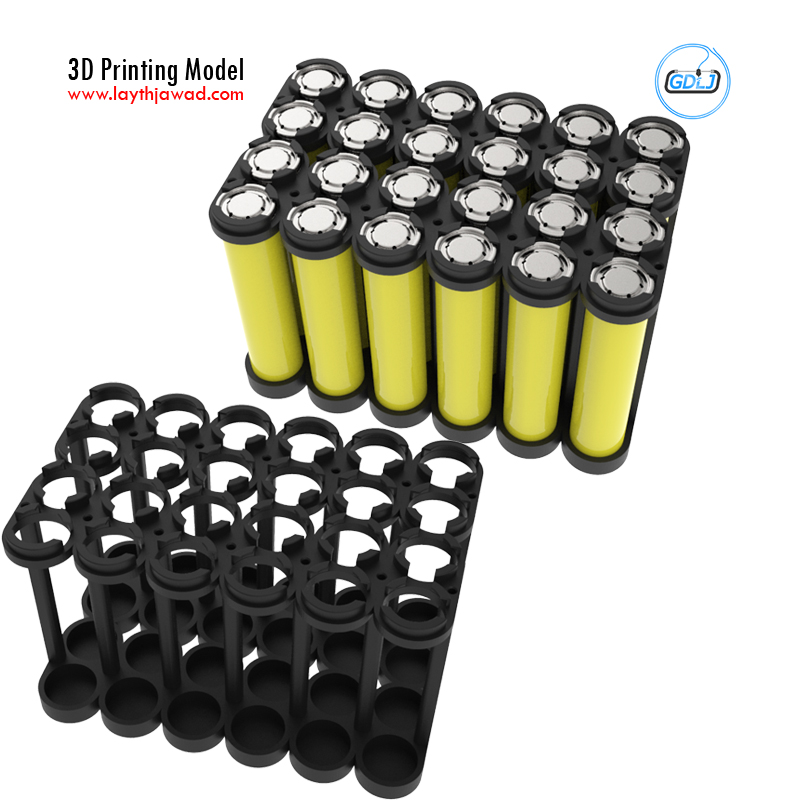 x24 Battery Holder 3D Printing Model | Layth Jawad