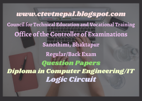 Logic Circuit or Digital Circuit - 2nd Semester Questions Papers CTEVT | Diploma in Computer ...
