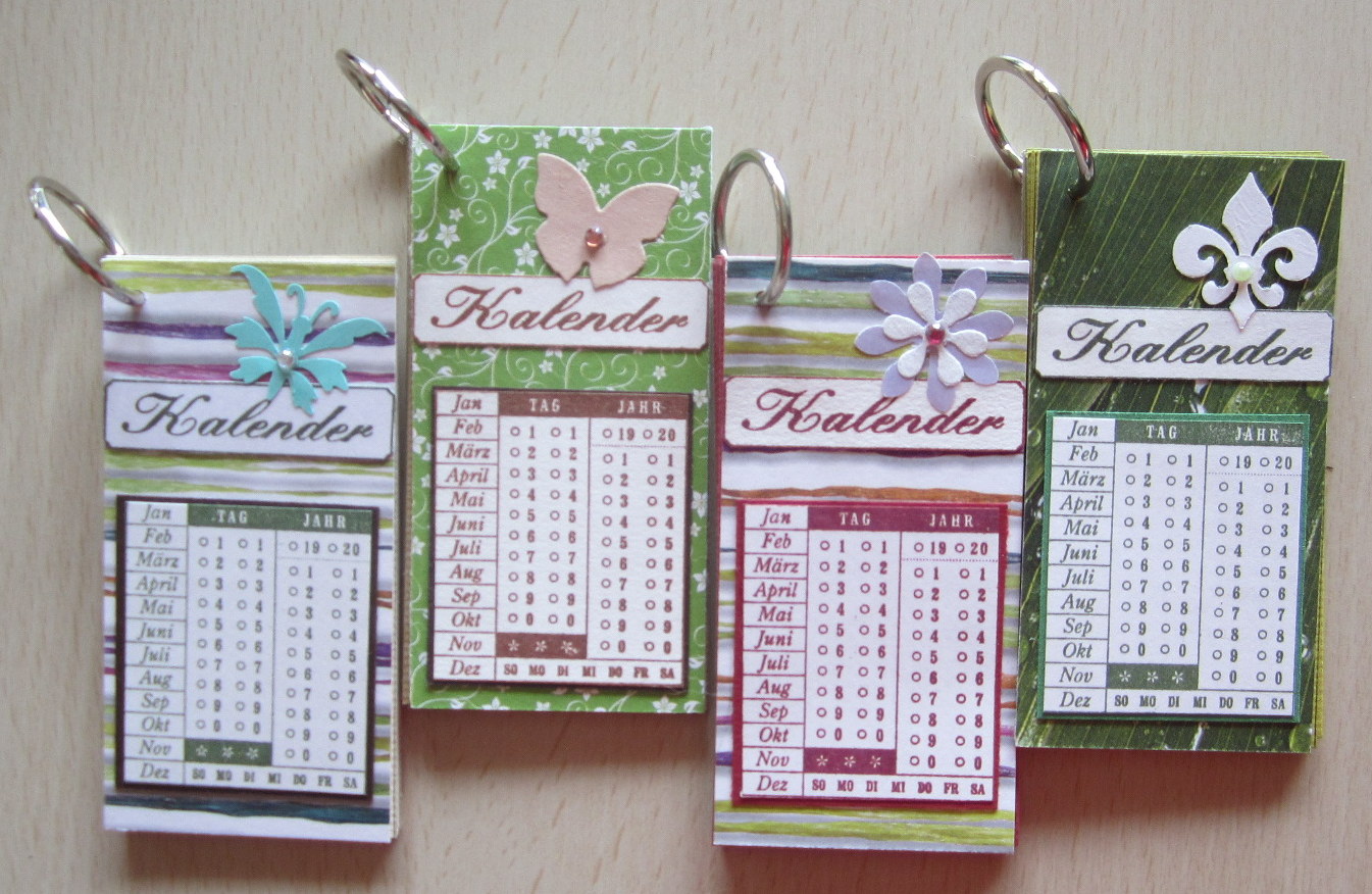 Diamantin´s Hobbywelt: Mini-Kalender