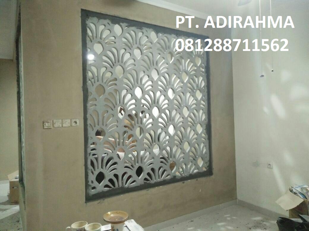 krawangan GRC motif bunga, 087771760954: 2018